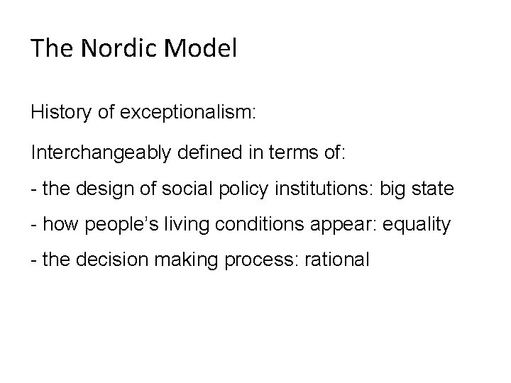 How sustainable is the Swedish model Joakim Palme
