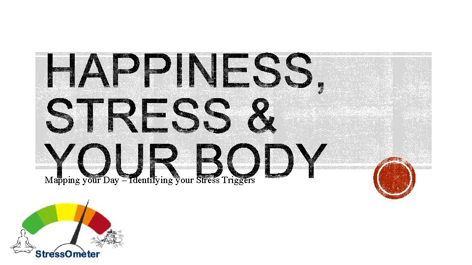 Mapping your Day Identifying your Stress Triggers 1