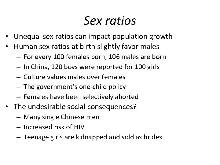 Chapter 8 1 Human population The human population
