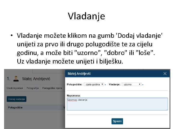 eDnevnik za razrednike Razredna knjiga razredne knjige u