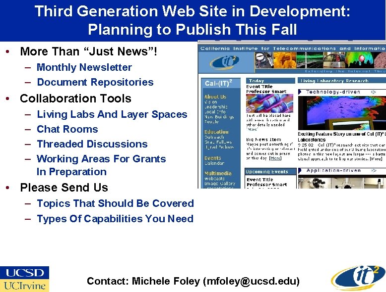 Two New CalIT2 Buildings Will Begin Construction Later