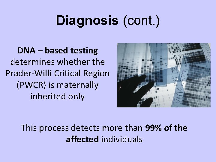 Prader Willi Syndrome By Ria Gulati Ami Bulsara