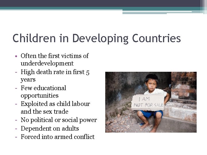 The Vulnerable Ones Women and Children Cycle of