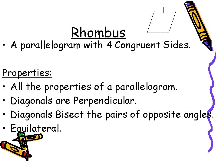 Unit 3 Geometry Gallery Properties of Special Quadrilaterals