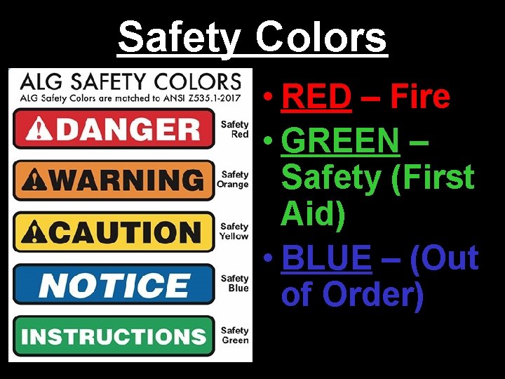 Technology Education Part 2 General Lab Safety In