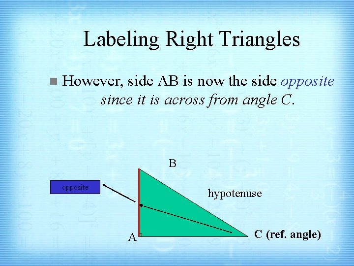 TRIGONOMETRY Math 10 Ms Albarico 5 1 Ratios