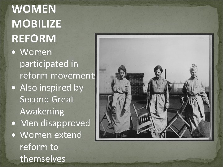 Women and Reform Section 3 ELIZABETH CADY STANTON