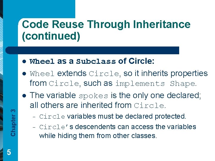 Section 11 5 Code Reuse Through Inheritance Fundamentals