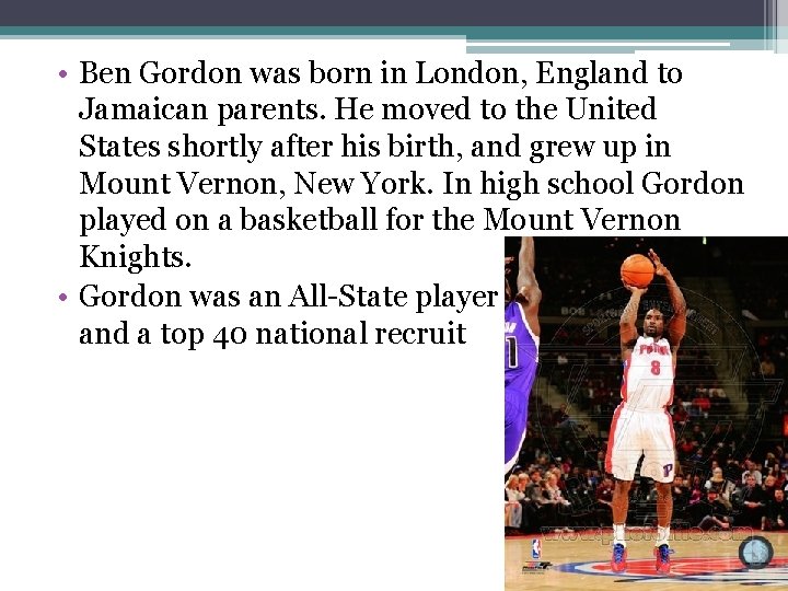 Benjamin Ben Gordon Benjamin Ben Gordon born April