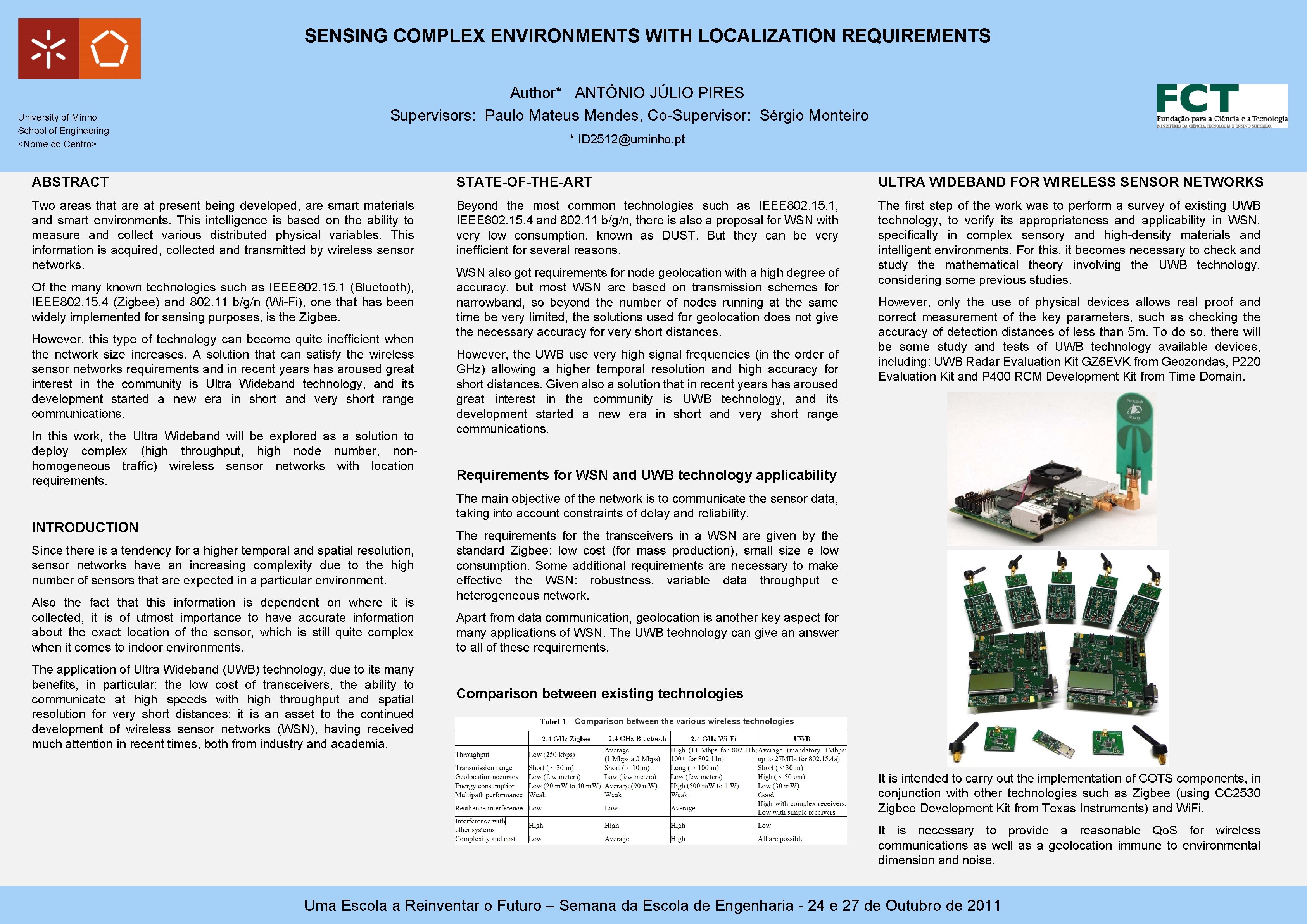SENSING COMPLEX ENVIRONMENTS WITH LOCALIZATION REQUIREMENTS University of