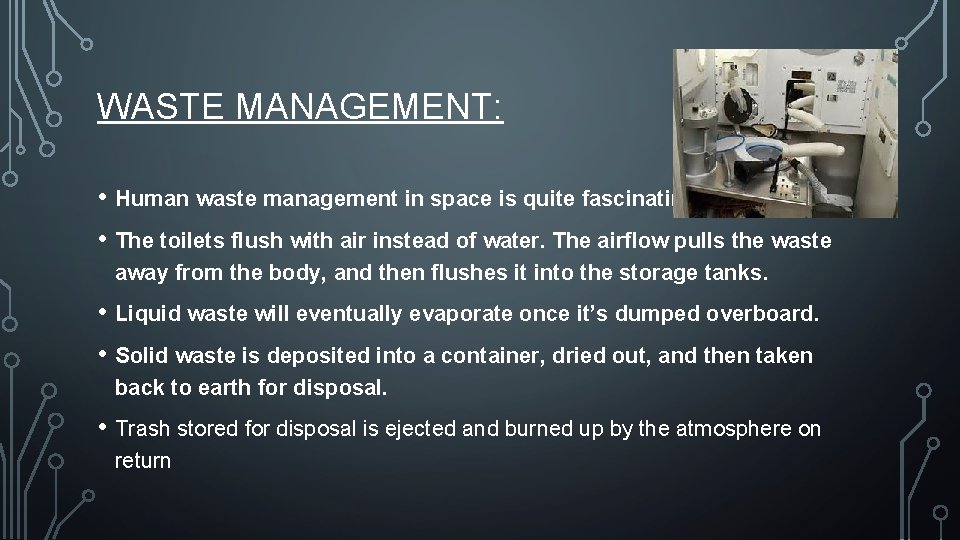 UNIT 5 LESSON 2 ACCOMMODATIONS FOR SPACE OBSTACLES