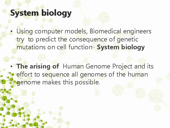 BIO 307 Bioengineering principles SPRING 2019 Lecture 2