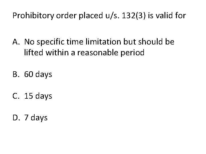 MCQ Warrant for requisition of books documents and