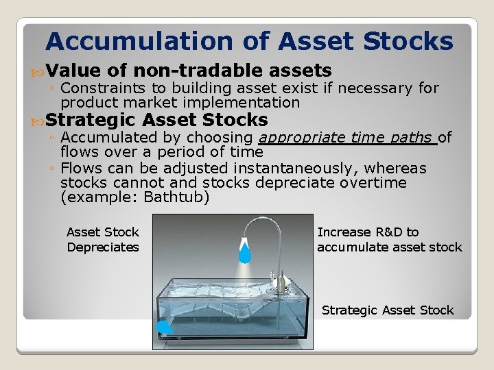 Asset Stock Accumulation and Sustainability of Competitive Advantage