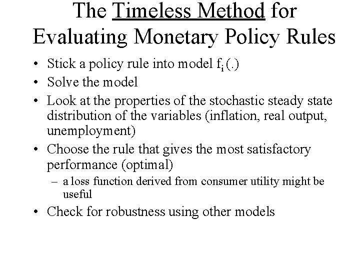 The New Normative Macroeconomics John B Taylor Stanford