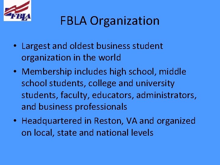 Future Business Leaders of America 2013 14 CoCurricular