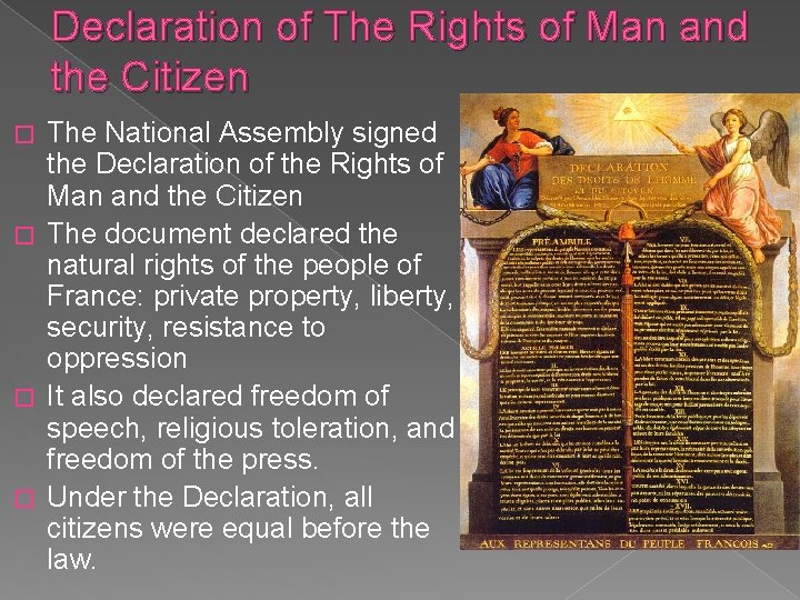 The Progression of the French Revolution Remember the