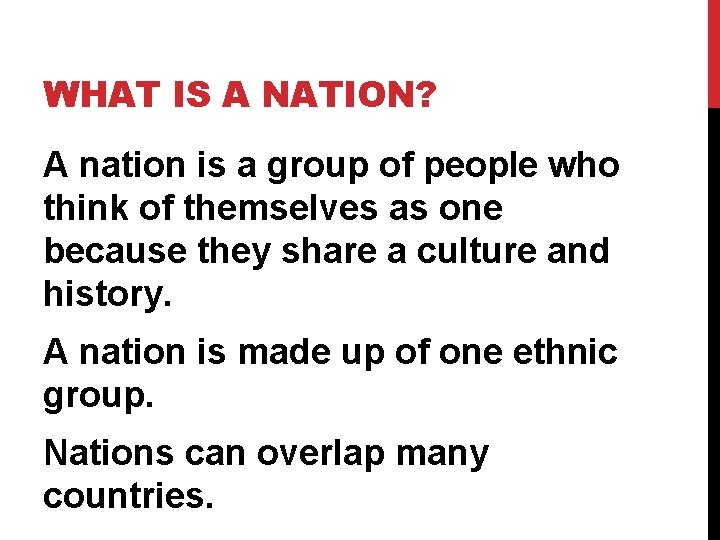 Welcome Back I hope you had a relaxing