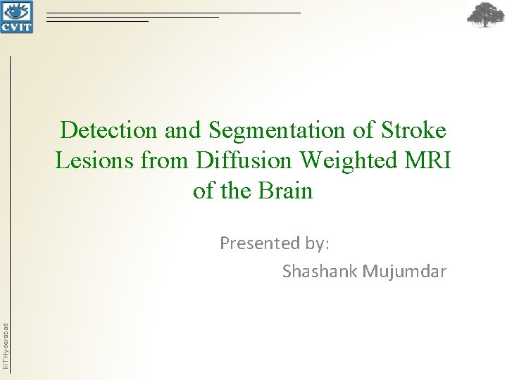 Detection and Segmentation of Stroke Lesions from Diffusion