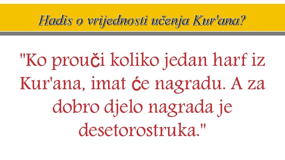 PITANJA I ODGOVORI ZA ETVRTI RAZRED AKAID Kako