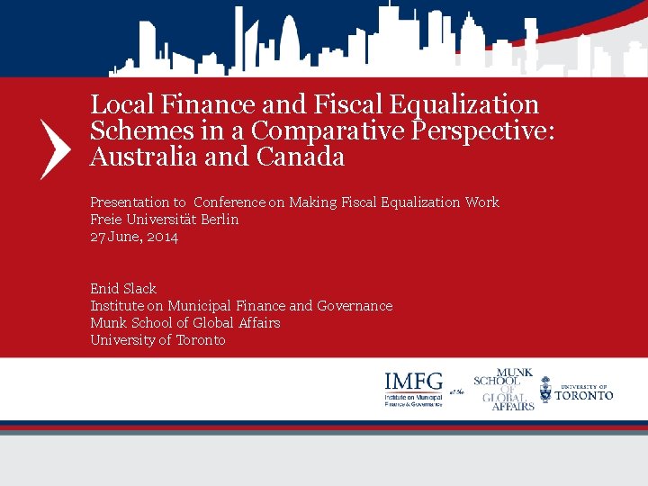 Local Finance and Fiscal Equalization Schemes in a