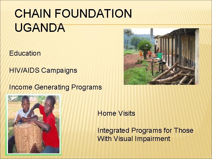 Going Global SOCIAL WORK UGANDA AFRICA Uganda Christian
