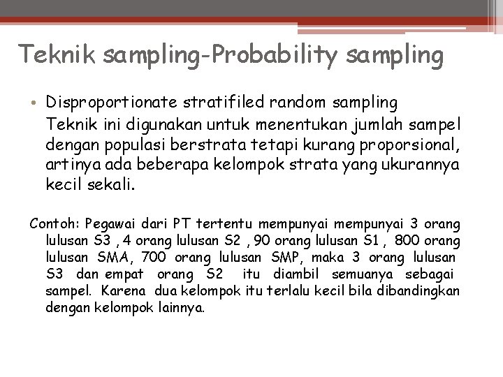 Teknik Pengambilan Sampel Sampel dan Teknik sampling Sampel