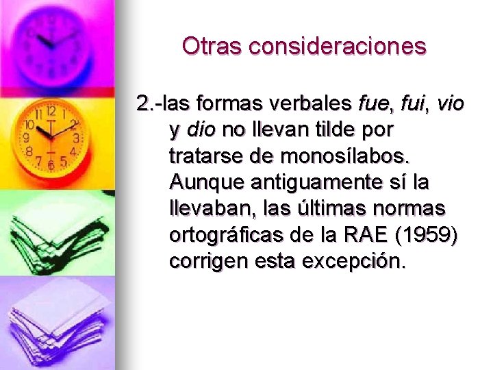 REGLAS DE ACENTUACIN REGLAS DE ACENTUACION Sumario n