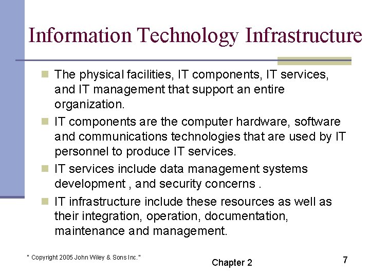 Introduction to Information Technology Turban Rainer and Potter
