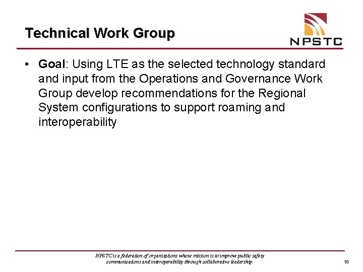 Current Events and Activities in Public Safety Communications