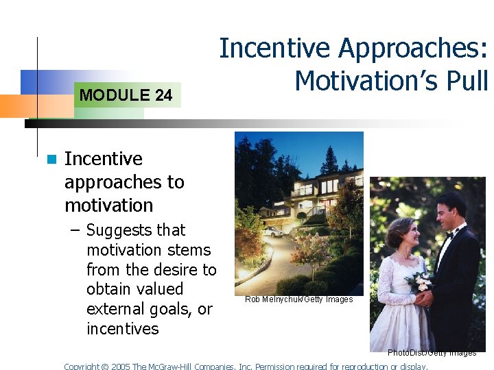 Module 24 Explaining Motivation Karl WeatherlyGetty Images Copyright