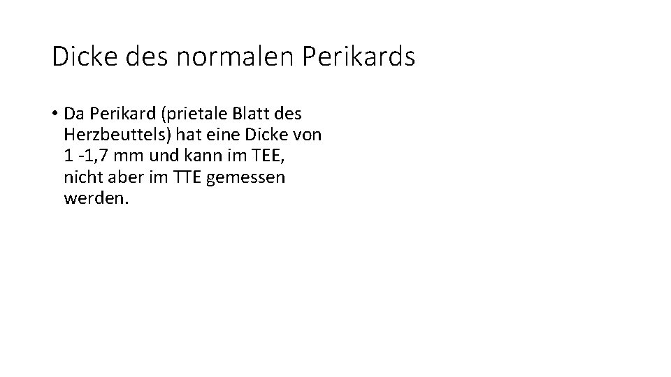 Perikard Anatomie des Herzbeutels Cavum pericardiale Perikard Lamina