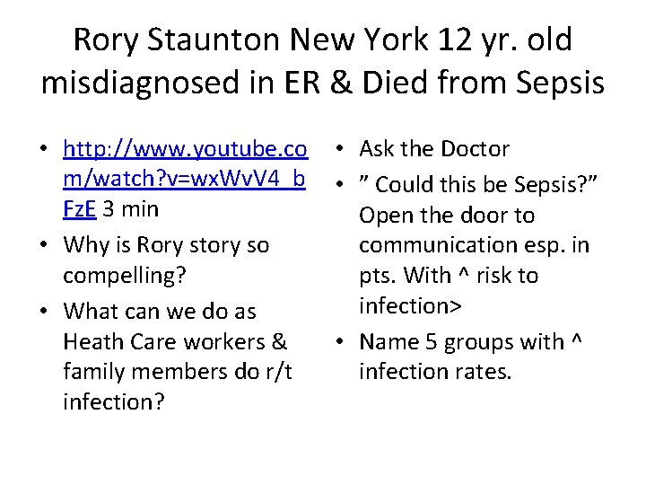 ZHS SEPSIS DAY SEPTEMBER MONTH INFECTION CAN BE
