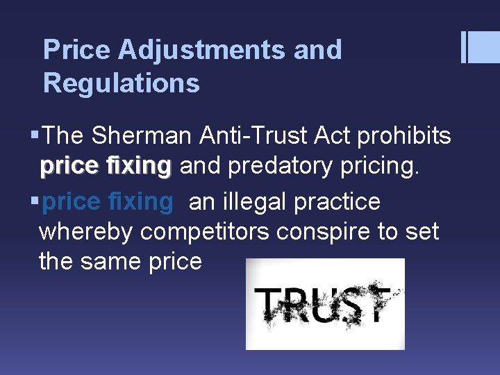 PRICING Three Strategies Prestige pricing based on consumer