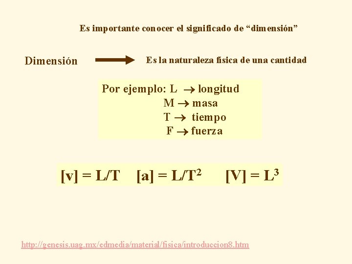 FISICA Objetivo general El estudiante explicar los conceptos