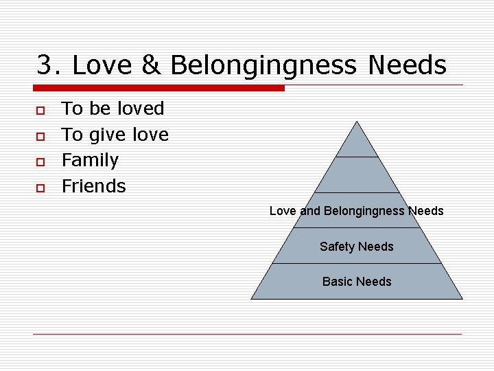 Maslows Hierarchy of Needs Mr Royer Maslows Hierarchy
