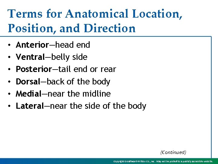 Chapter 1 The Basics and the Body What