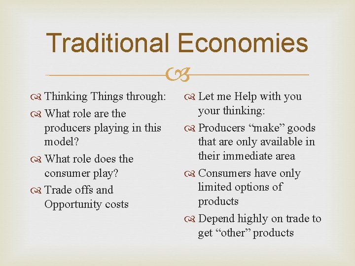 Part 2 Comparative Economics What youll be doing