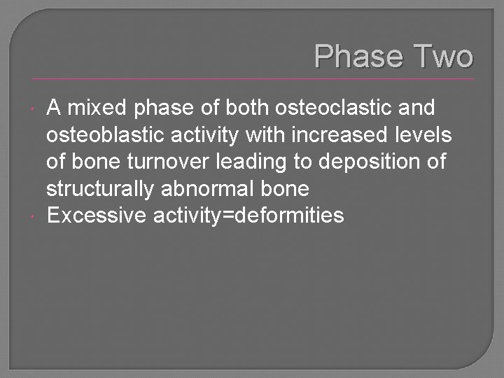 Paget Disease Stephanie Kimbrel Diane Morris Heather Sloan