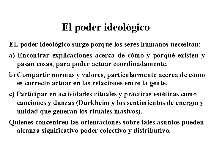 Conocimiento cientfico poder social y desarrollo humano Clases