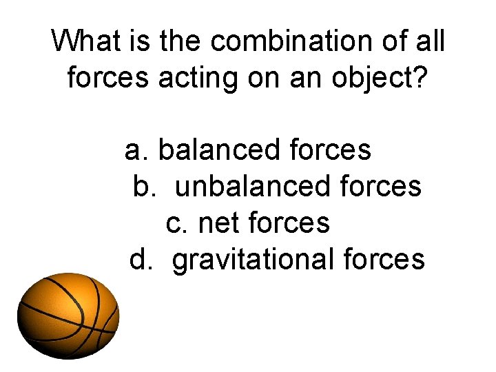 Force and Motion Basketball Review Game Game Rules