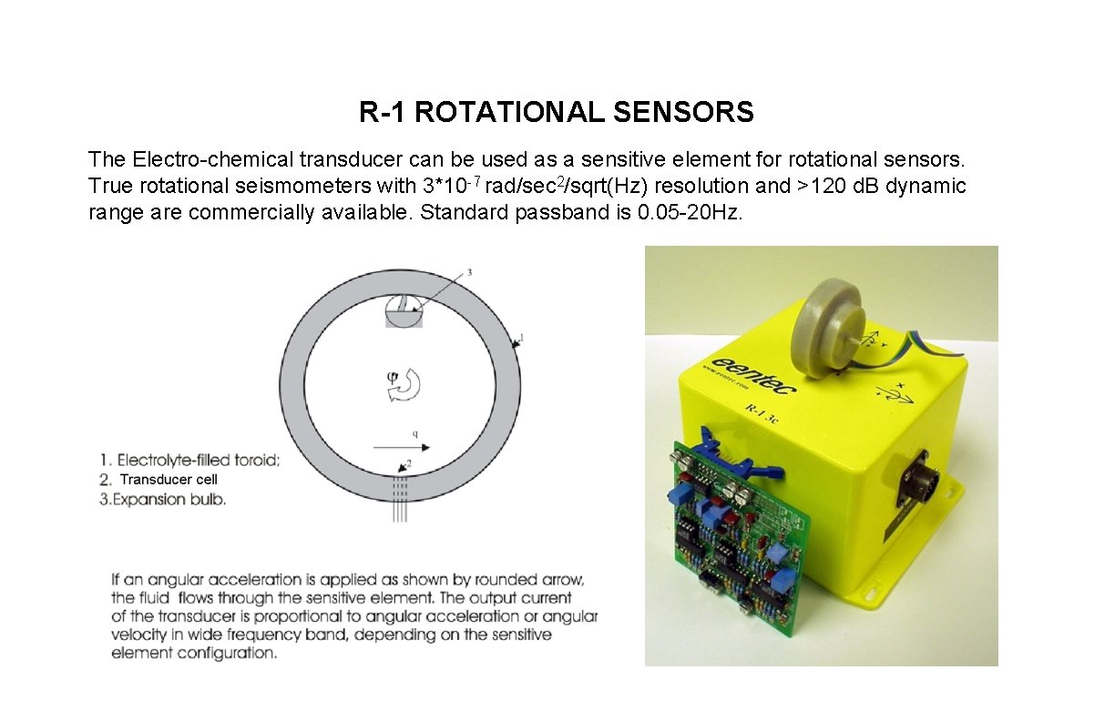 A NONTRADITIONAL HIGH PERFORMANCE BROAD BAND SEISMOMETER PMDeentec
