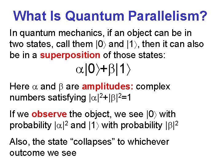 Quantum Computing and Hollywood San Jose State University