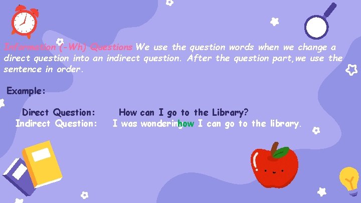 Indirect Questions 4 Secondary AB English Guide 2