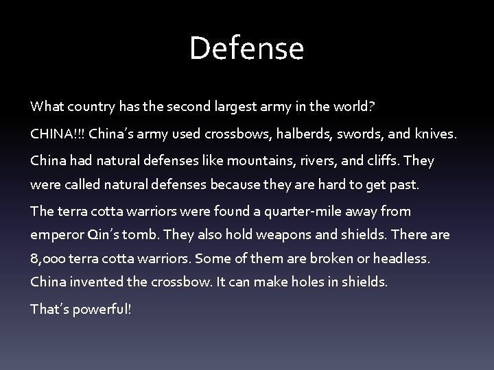 Chinese Defense Warfare Written by Alfred Hoti Misha