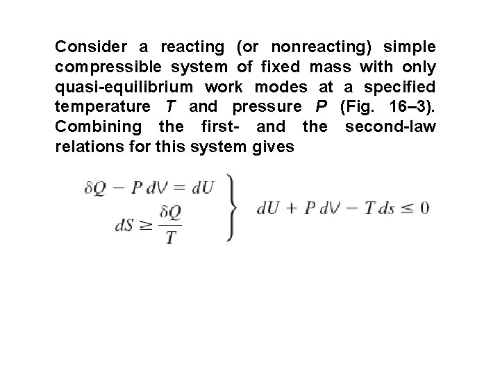 Lecture 4 CHEMICAL AND PHASE EQUILIBRIUM 1 Objectives