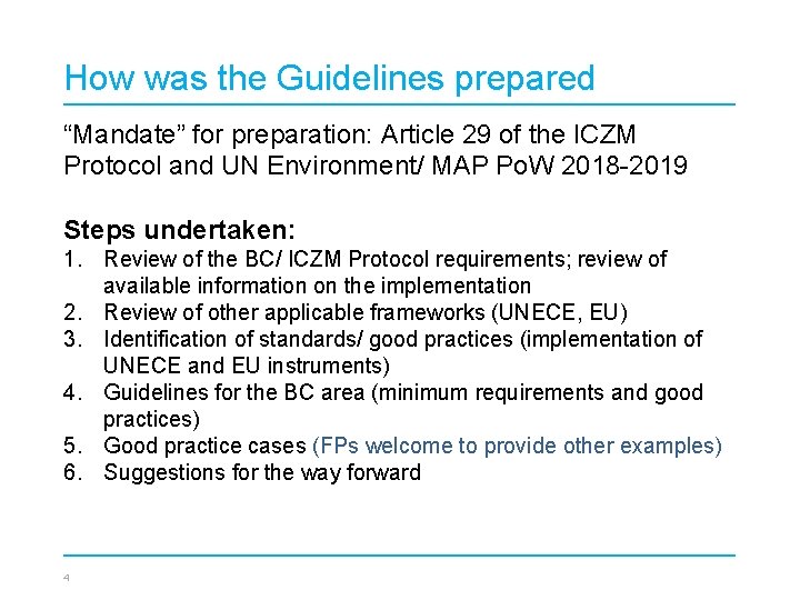 Draft Guidelines for Environmental Assessment in a Transboundary