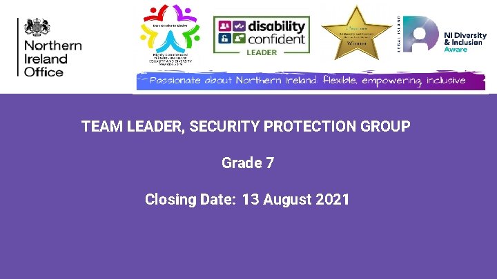 TEAM LEADER SECURITY PROTECTION GROUP Grade 7 Closing