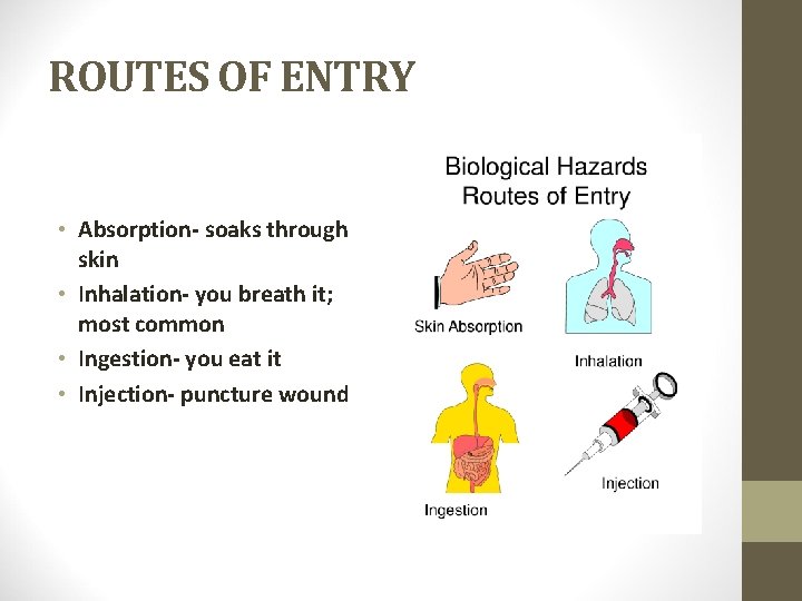 HAZARDOUS MATERIALS WASTES Knowledge of the proper procedures
