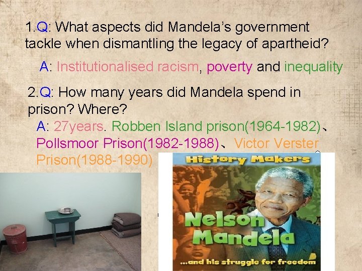 Book 1 Unit 5 Nelson Mandela a modern
